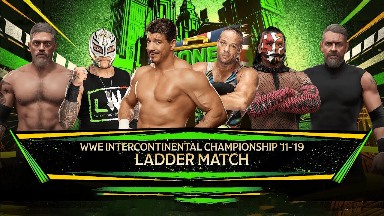 WWE 2K24 6 Man Ladder Match For Intercontinental championship | MITB ...