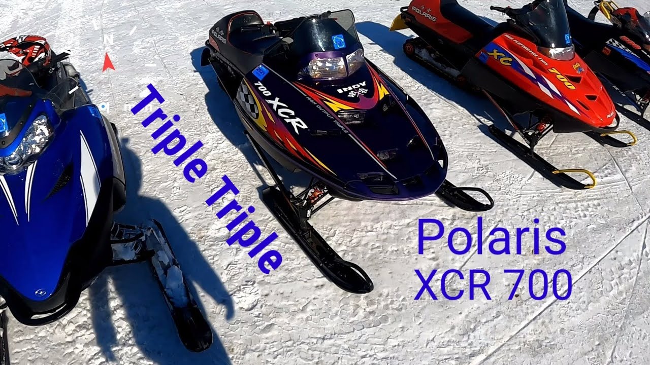 Polaris 1998 XCR 700 Triple Triple!!! - YouTube