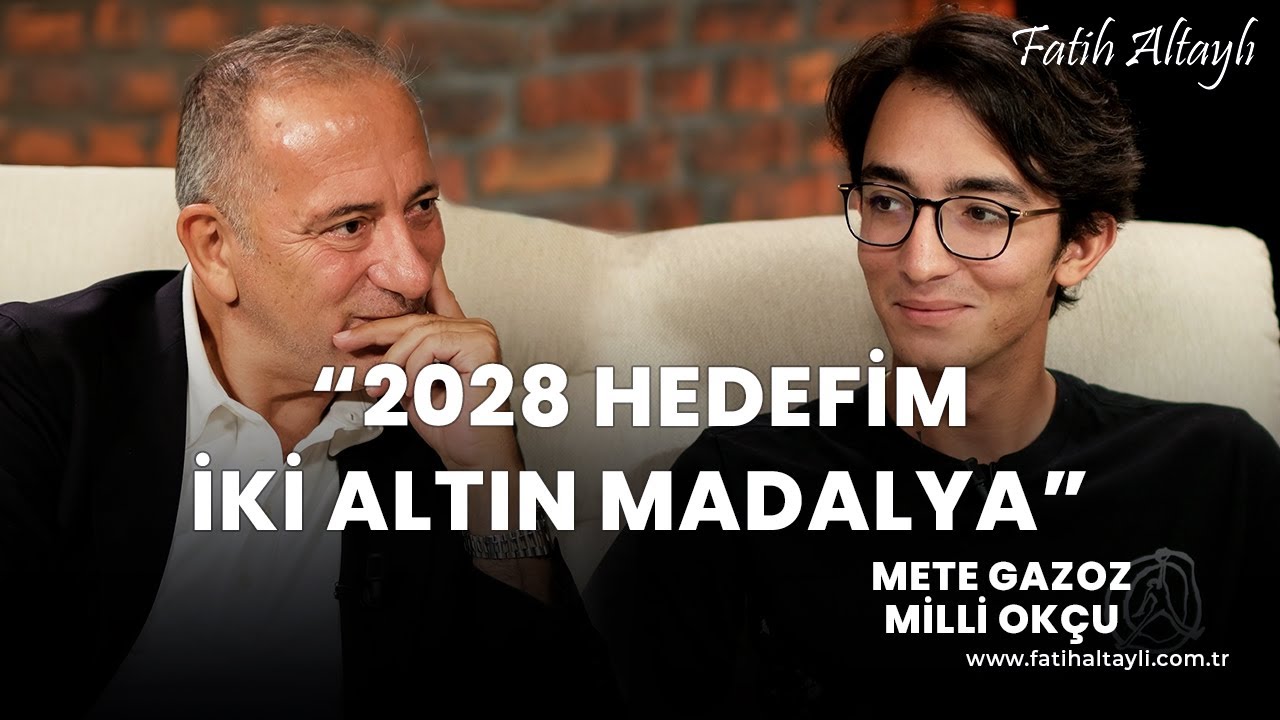 Fatih Altaylı ile Pazar Sohbeti: "Her gün antrenmanda 750 ok atıyorum ...