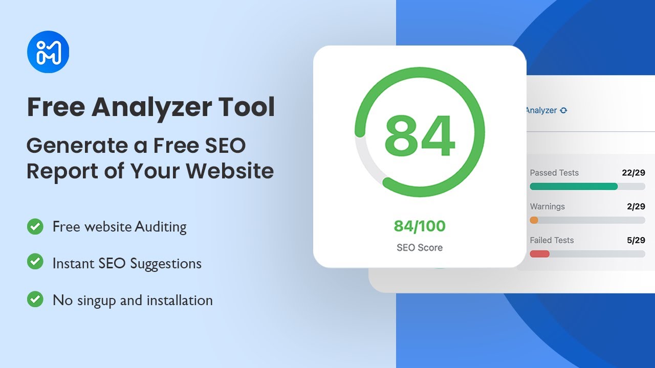 Introducing Free SEO Analyzer: Free SEO Audit Tool to Boost Rankings ...