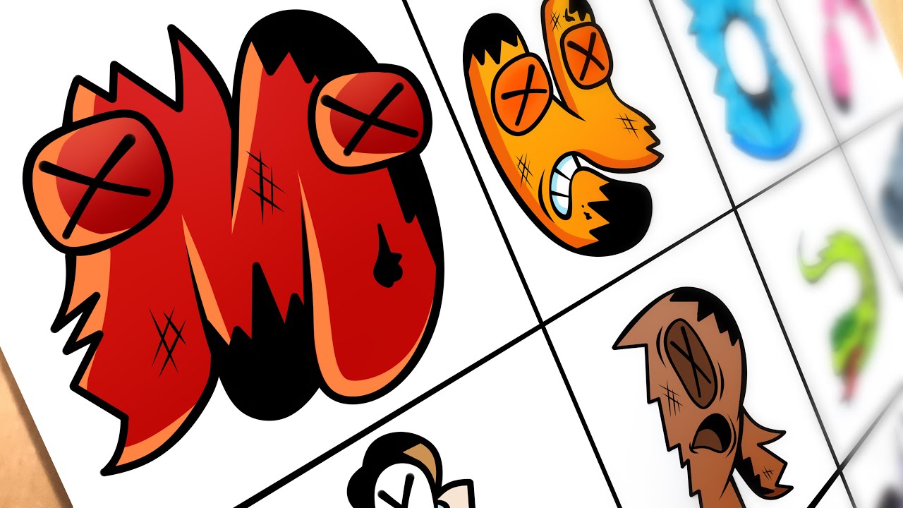 Drawing Alphabet Lore, but they were killed (M-X) / How to draw ...