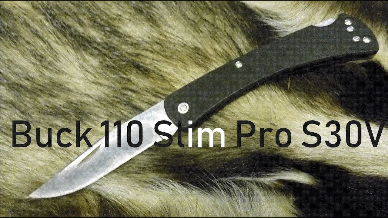 Buck 110 Slim Pro - YouTube