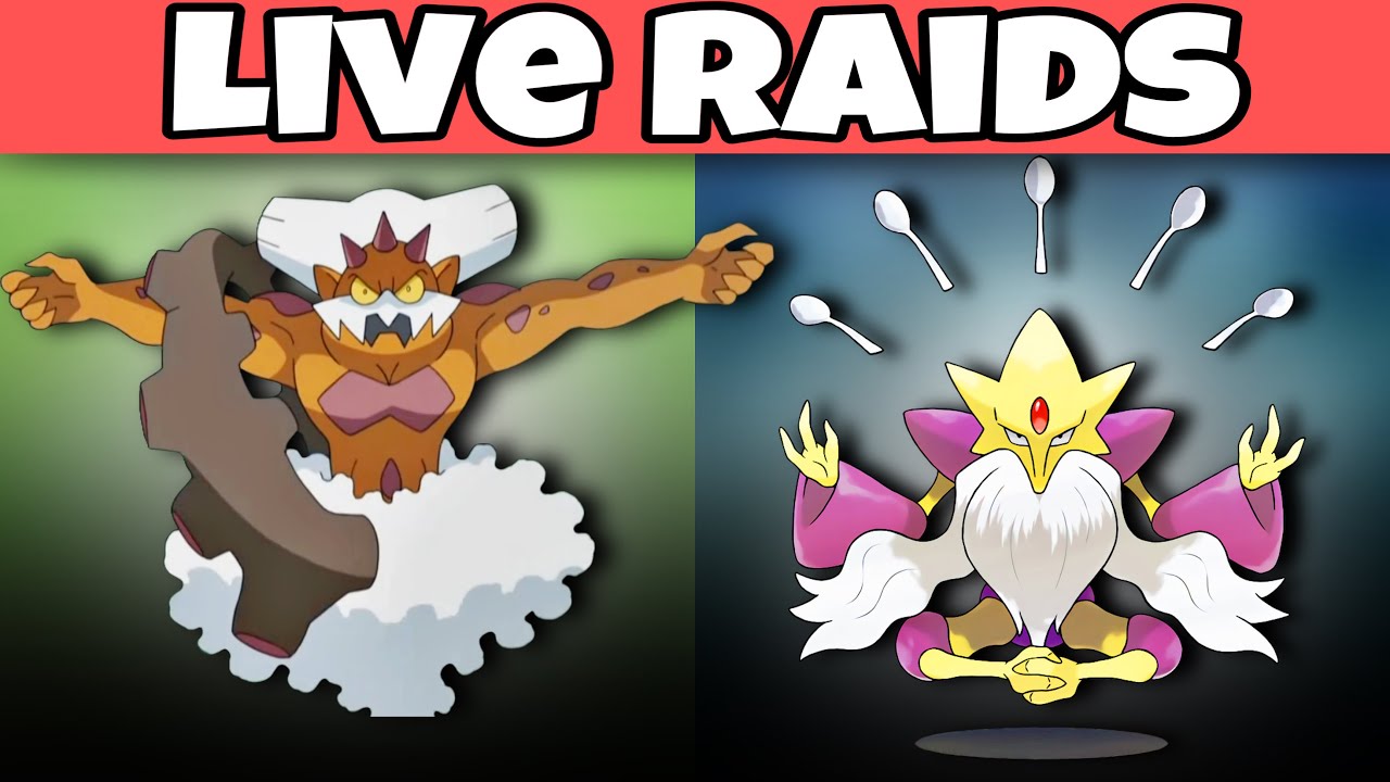 Live Landorus & Mega Alakazam Raids - Friendly Battles - Pokémon GO ...
