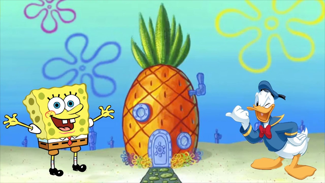 Donald Duck and SpongeBob SquarePants Finger Family Songs SpongeBob ...