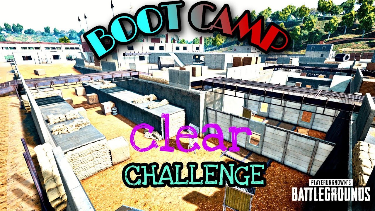 Challenge :-TO CLEAR BOOT CAMP.😍😍😍..#pubg - YouTube