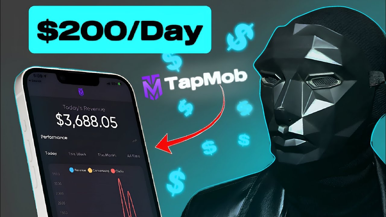 Make money online with the new app (TapMob) CPA marketing - YouTube