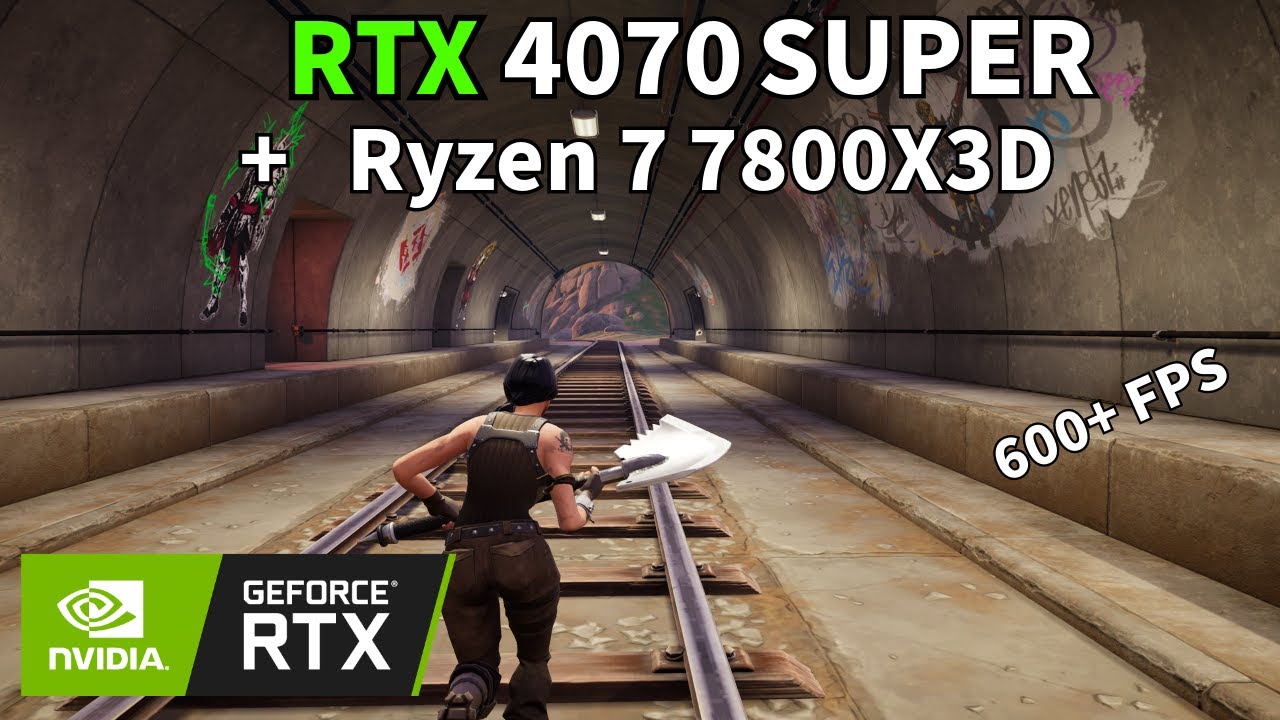 RTX 4070 Super + Ryzen 7 7800x3d - Fortnite Performance Mode | 1440P ...