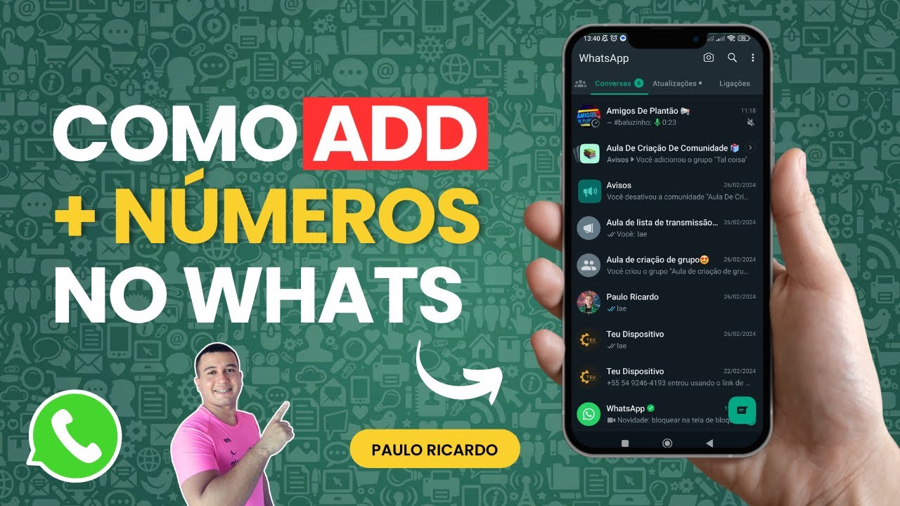 Como Adicionar Mais de Um Número no WhatsApp!📱🔢 - YouTube