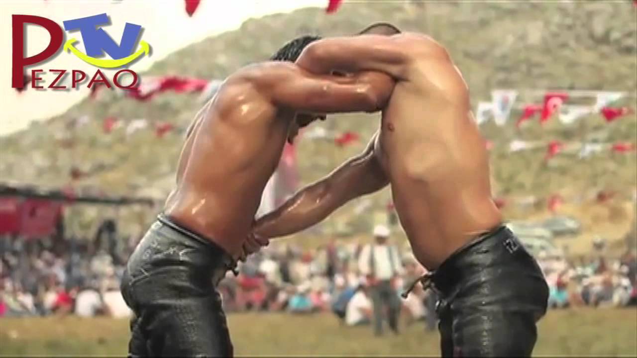 PezPaq TV - Turks Kampioenschap Olieworstelen - YouTube