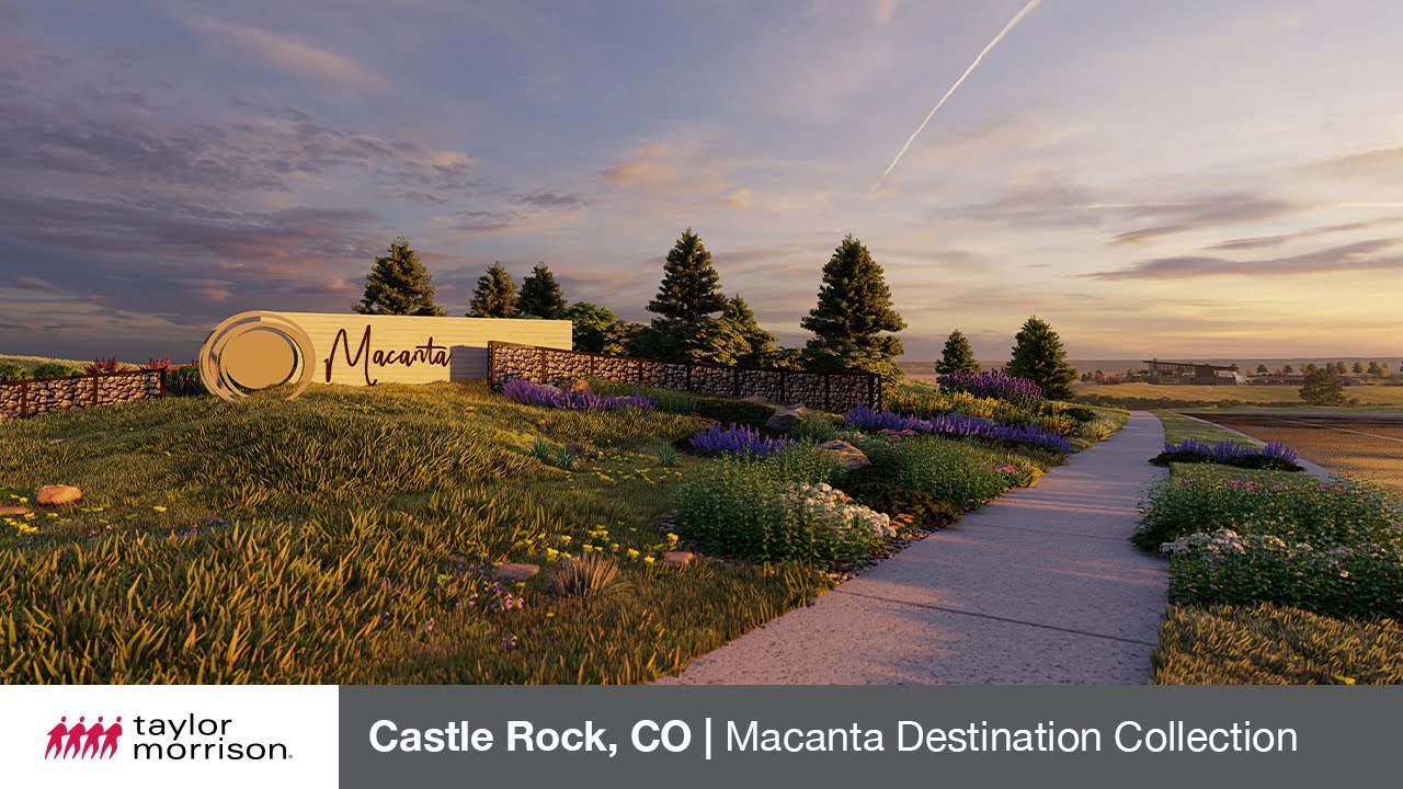 New Homes in Castle Rock, CO | Macanta Destination Collection - YouTube