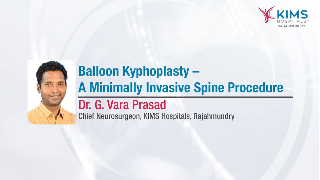 Balloon Kyphoplasty | Minimally Invasive Spine Procedure | Dr. G. Vara ...