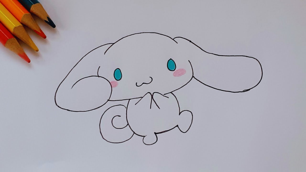 How to draw cinnamoroll easy||sanrio charmmy kitty - YouTube