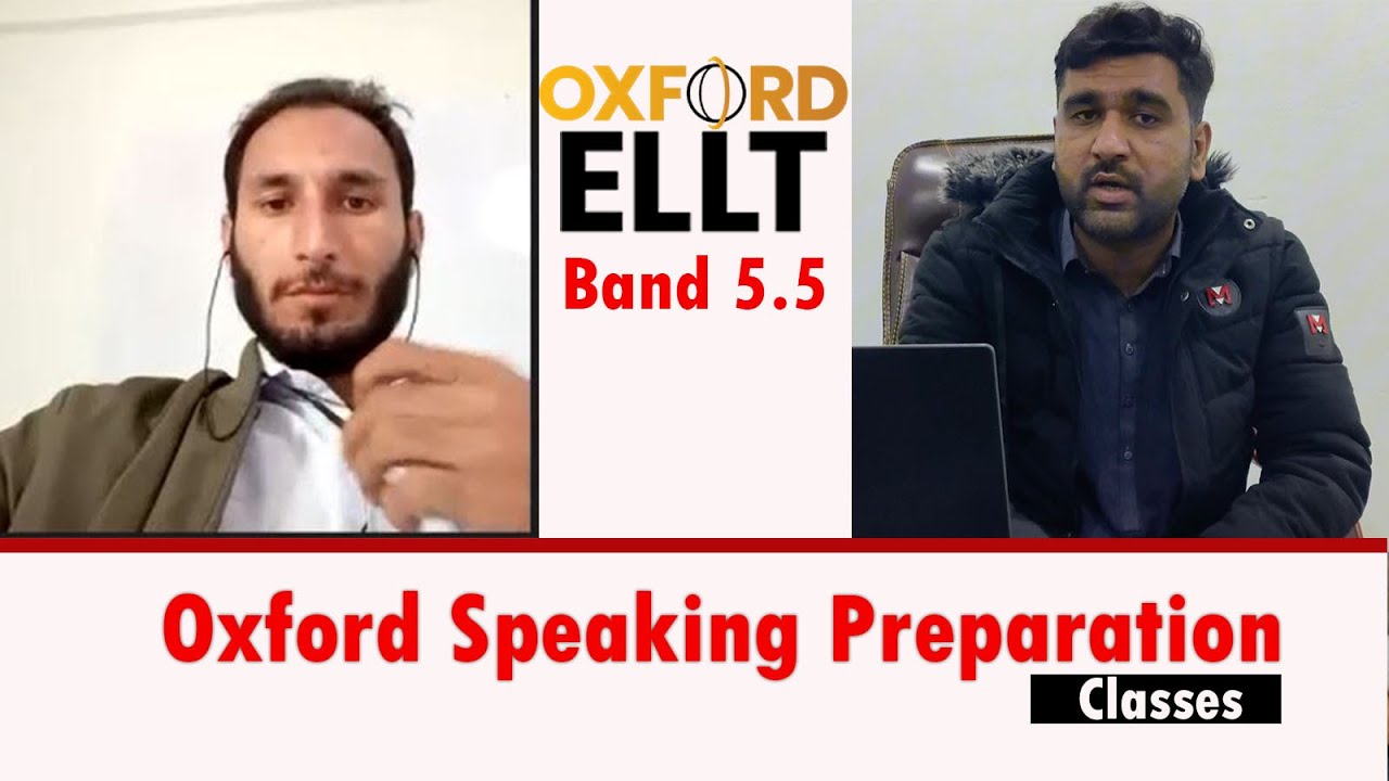 ELLT Speaking Mock Test | Oxford Speaking Test | 5.5 | GK ELT | ELLT ...