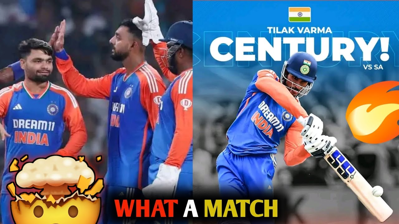 Tilak Varma Century in 2nd T20 series | South Africa vs India T20 ...