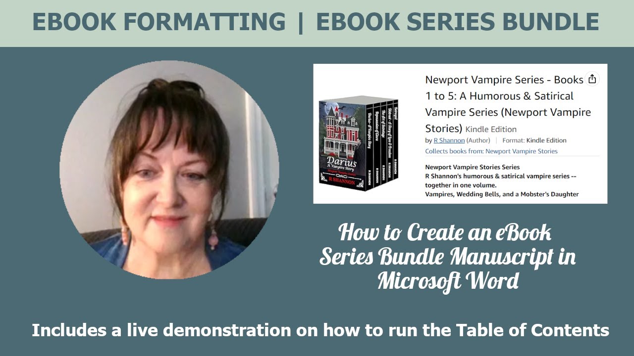 How to Format an eBook Bundle Manuscript in Word including a Table of ...