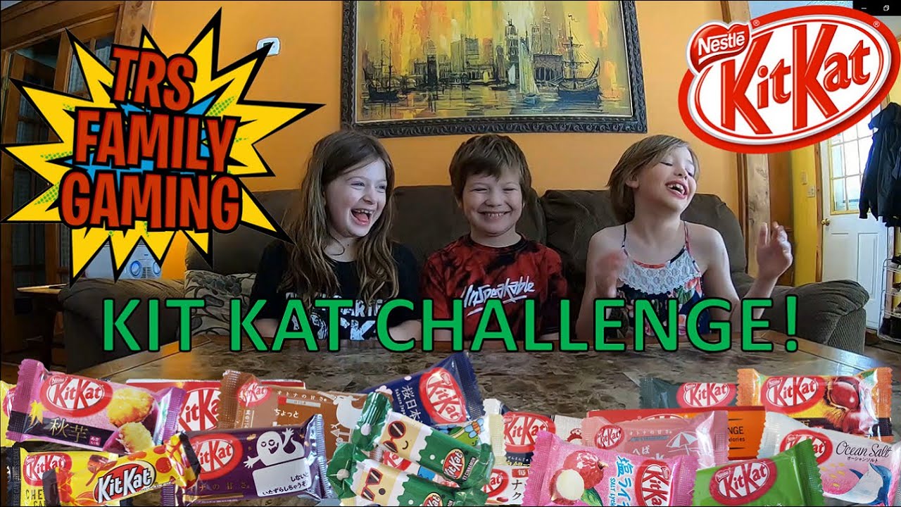 Kit Kat Challenge! - Kids React to 18 Japanese Kit Kats - TRS Family ...