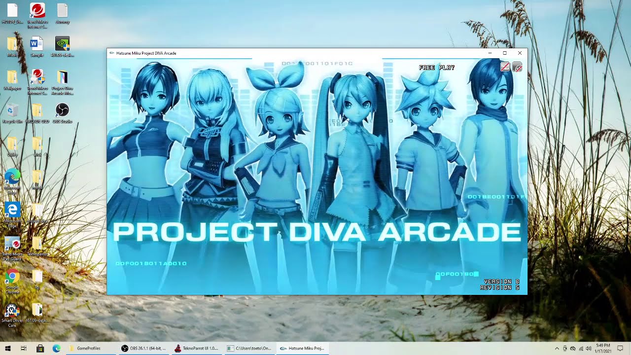 Hatsune Miku Project Diva Arcade on Teknoparrot (first time playing ...