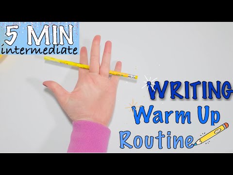 'FINGER GYM' Warm Ups for Writing with Pencil l 5 Min OT Guided Exercises for Kids Home and School