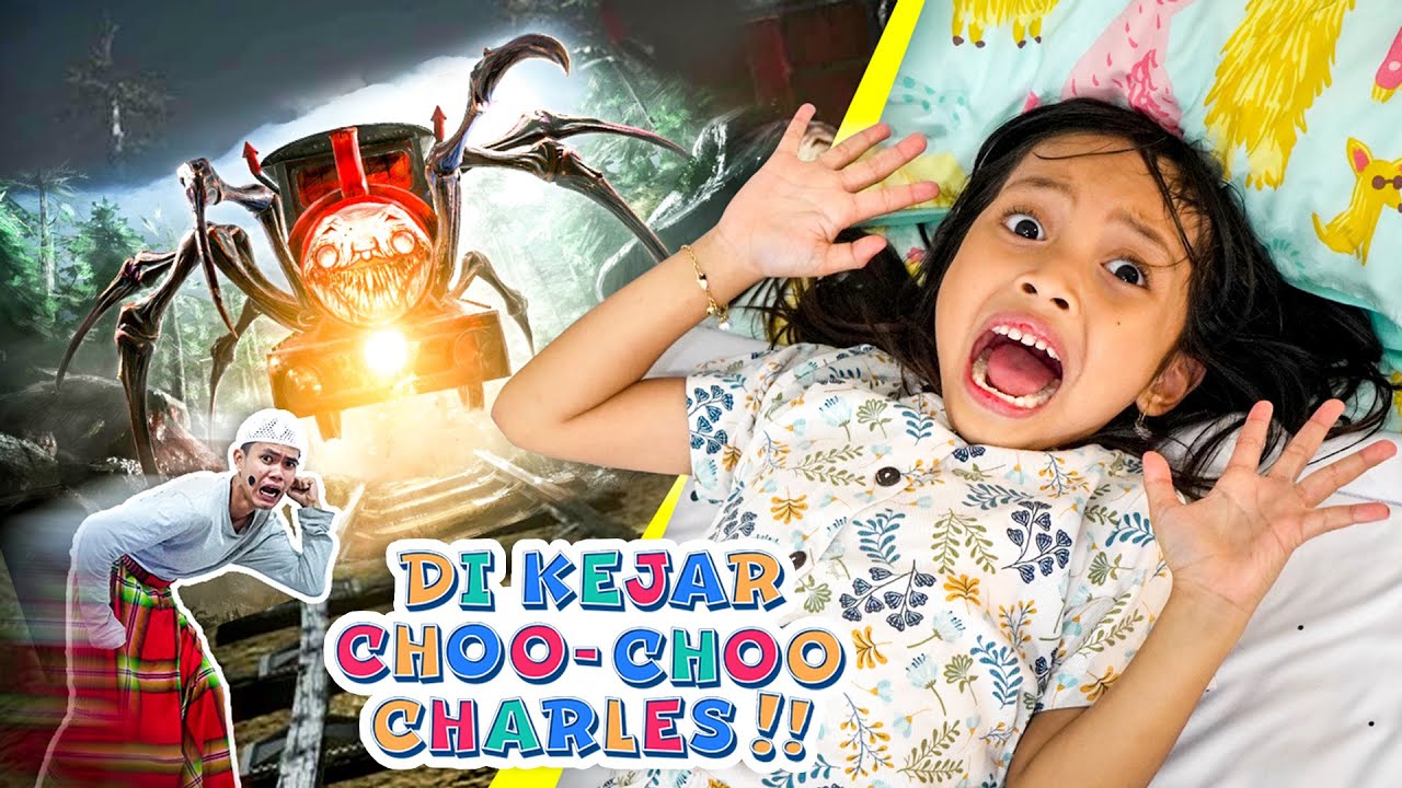 LEIKA & TOMPEL DIKEJAR KERETA CHOO CHOO CHARLES NAKAL RAKSASA 😱DRAMA ...