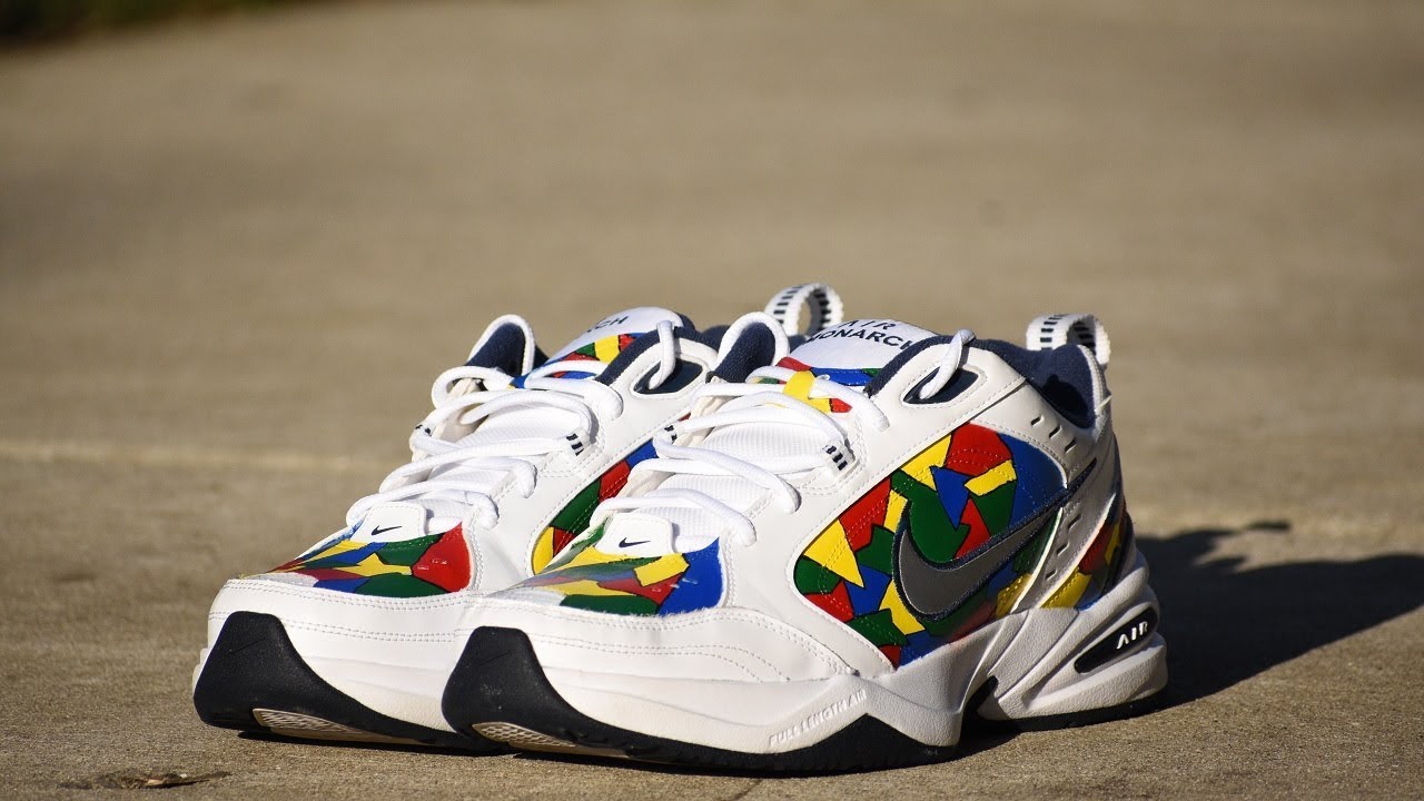 Nike Air Monarch Custom - YouTube