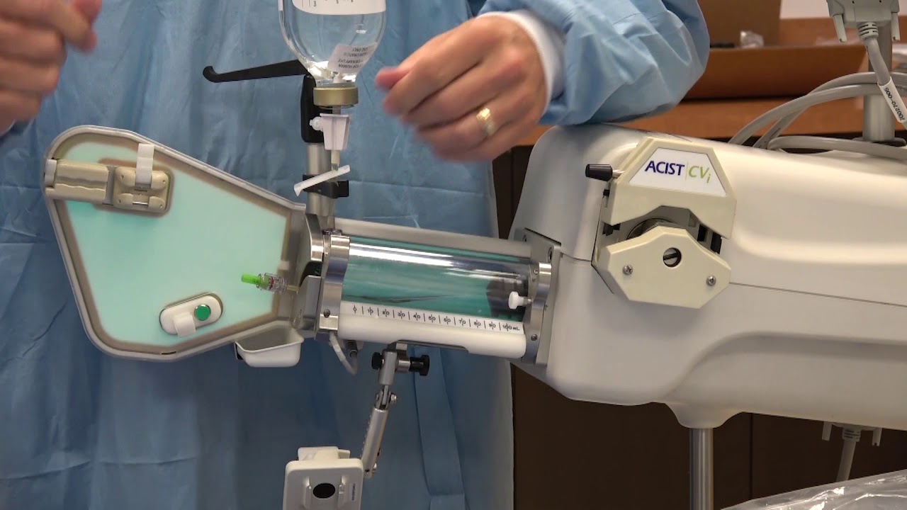 ACIST U - CVi™ - Using the Same Syringe for Another Case - YouTube
