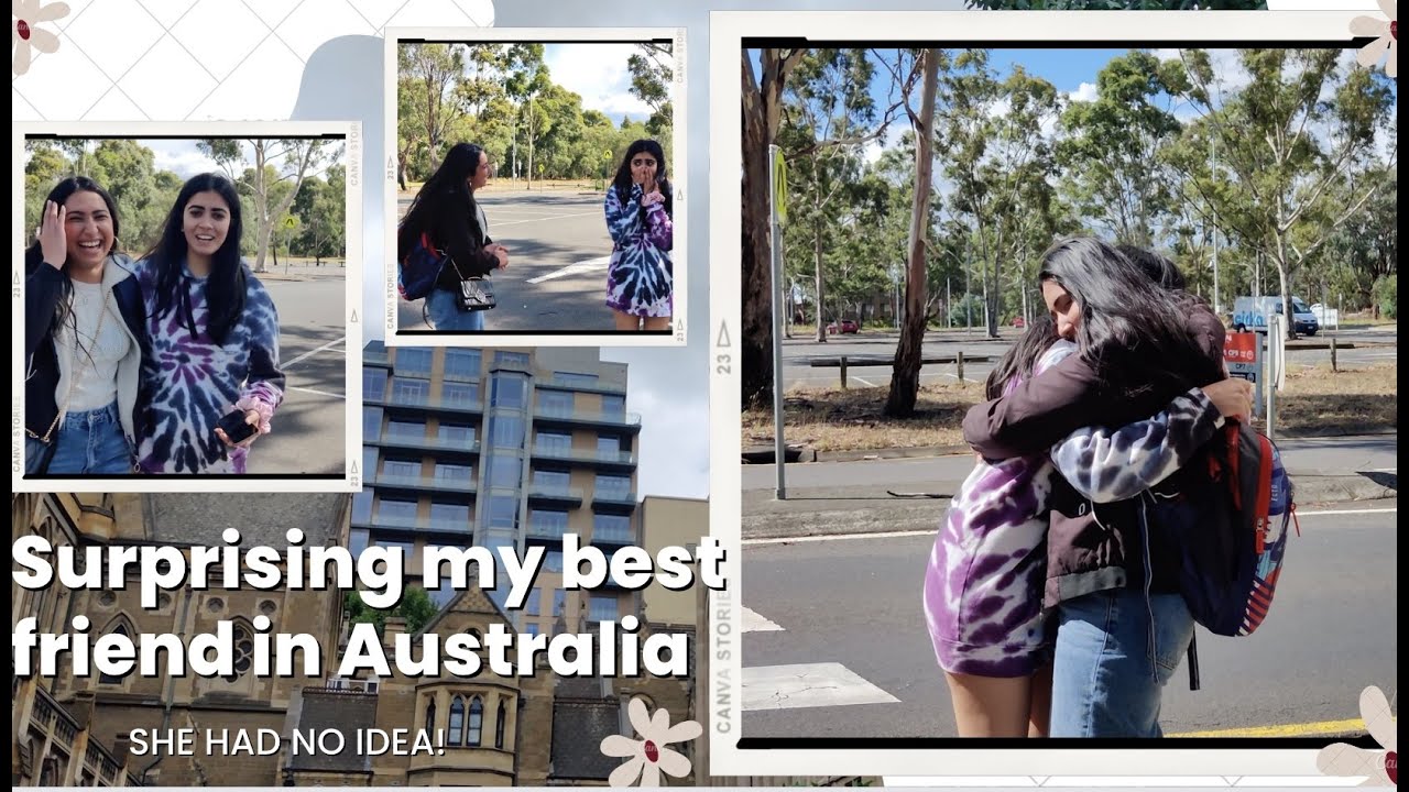 I Surprised My BEST FRIEND In Australia 🇦🇺 *EMOTIONAL* 🥹 - YouTube
