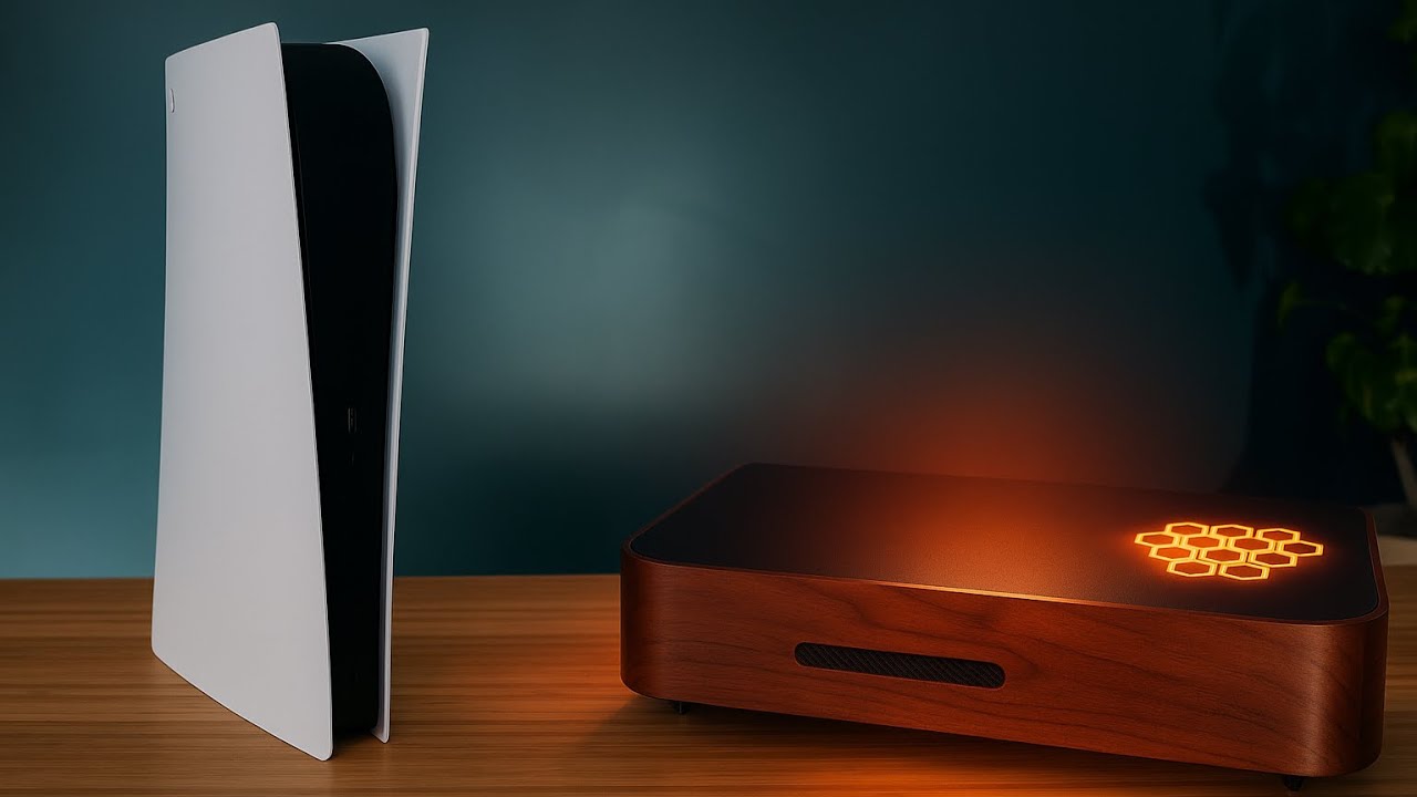 Turn PS5 in an AMAZING PIECE OF ART: dark wood and carbon fiber case ...