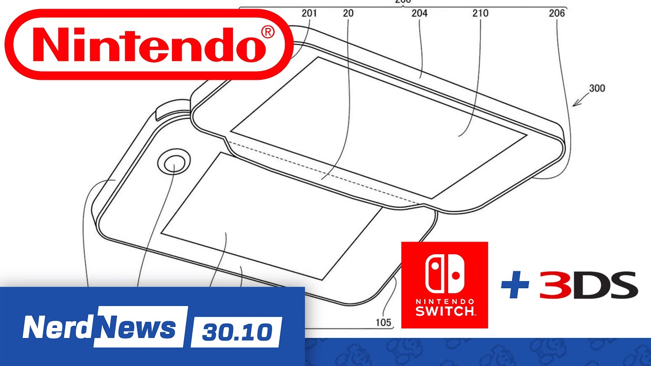 Nintendos Next Gen? - Neues Patent mit zwei Bildschirmen - YouTube