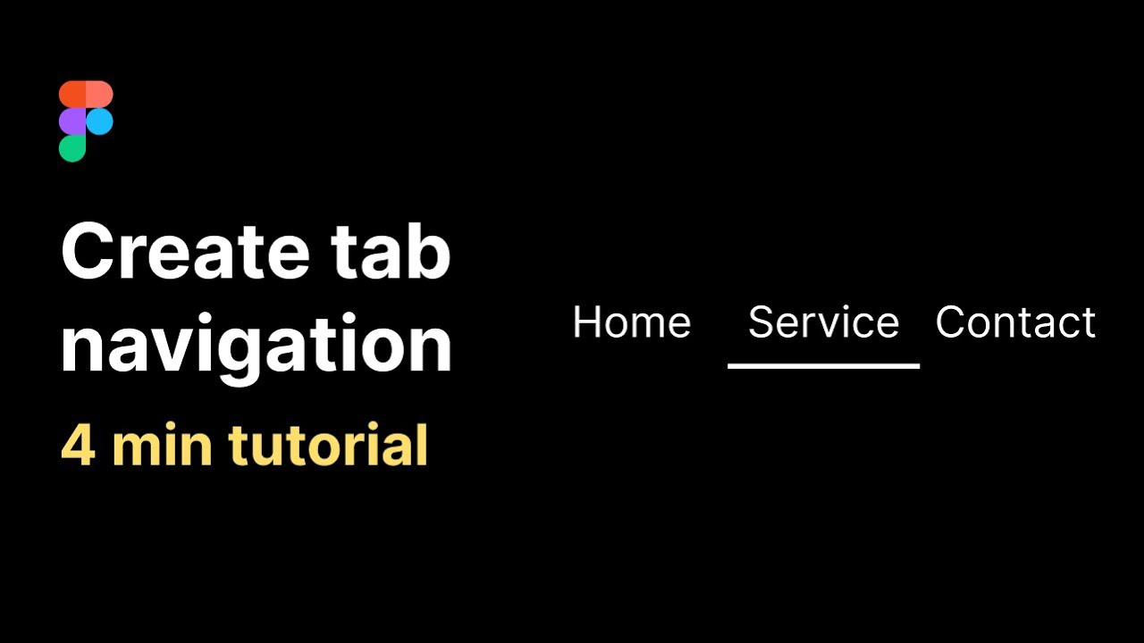 Tab navigation in Figma - YouTube