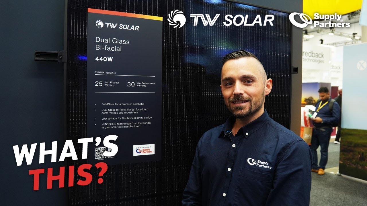 TW Solar - TWMNH Series - Full Black Bifacial Solar Panels | What's ...