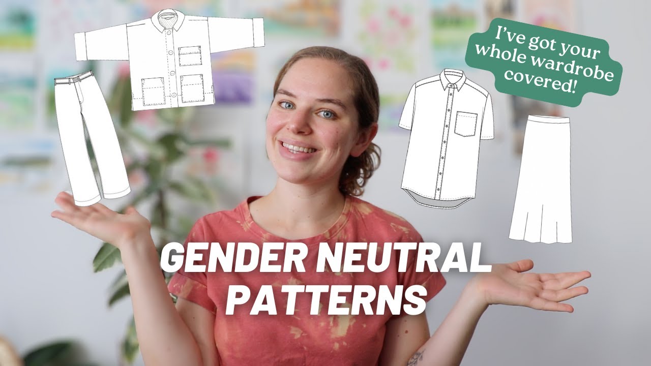 Gender neutral patterns to sew your own androgynous wardrobe - YouTube