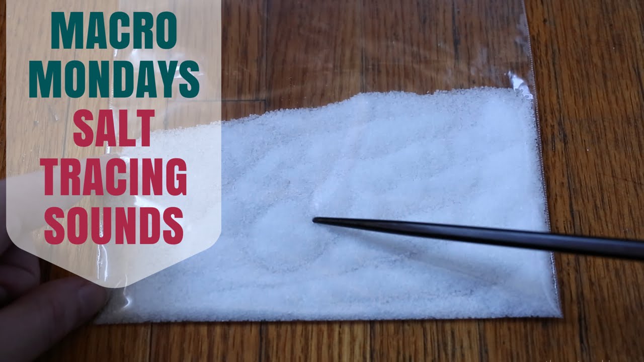Macro Mondays ··· ASMR Pointer And Calming Salt TRACING SOUNDS - YouTube