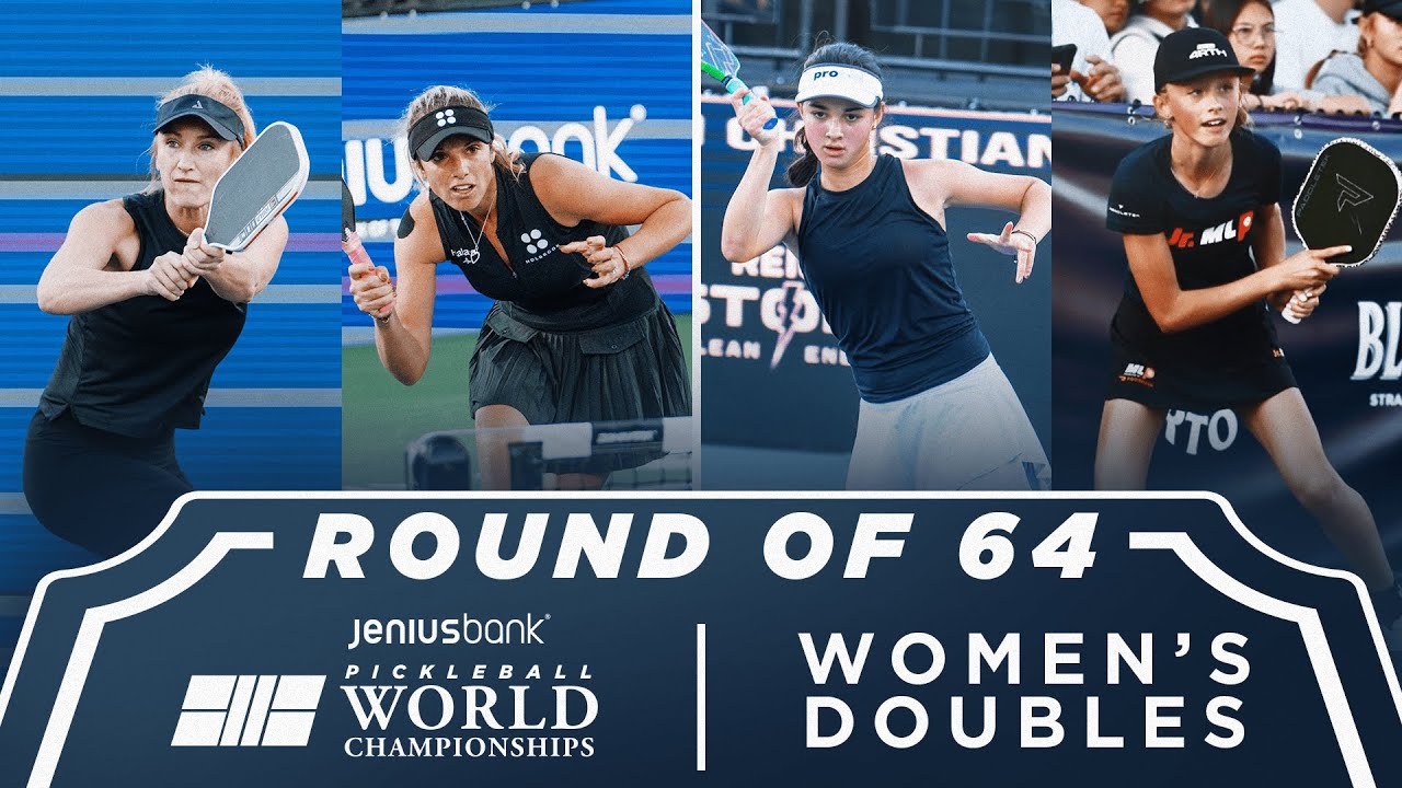 Radzikowska/Emmrich v Cosma/Hendershot at the Jenius Bank Pickleball ...