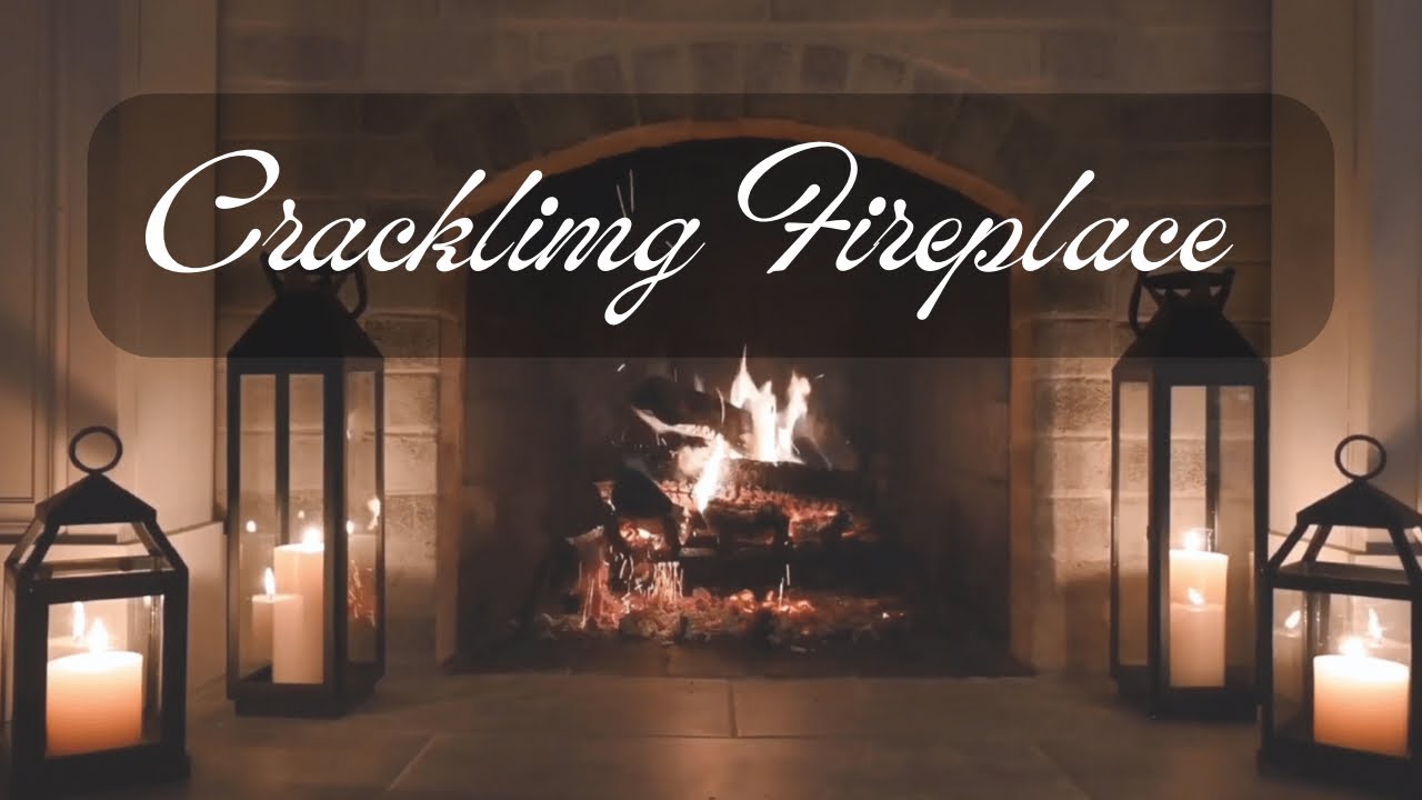 Crackling Fireplace Background (over 8 HOURS of cozy fire crackling ...