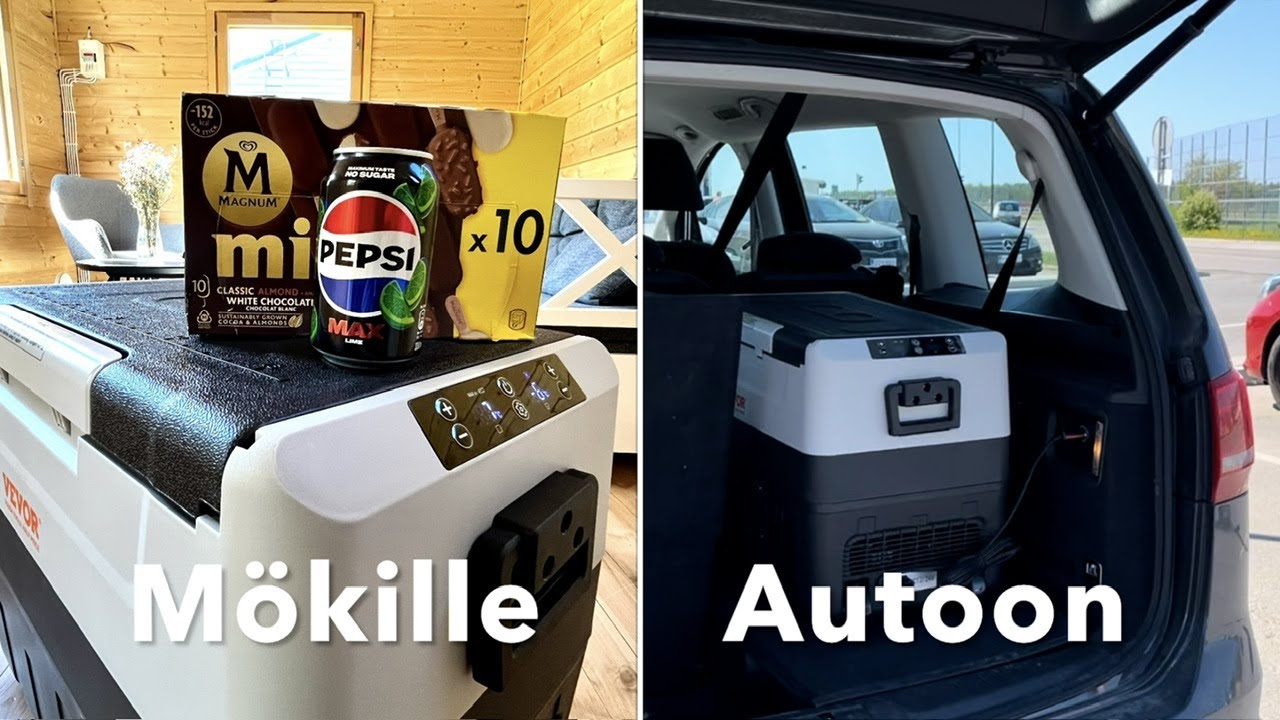 Jääkaappi-pakastin autoon ja mökille ️ | Vevor - YouTube