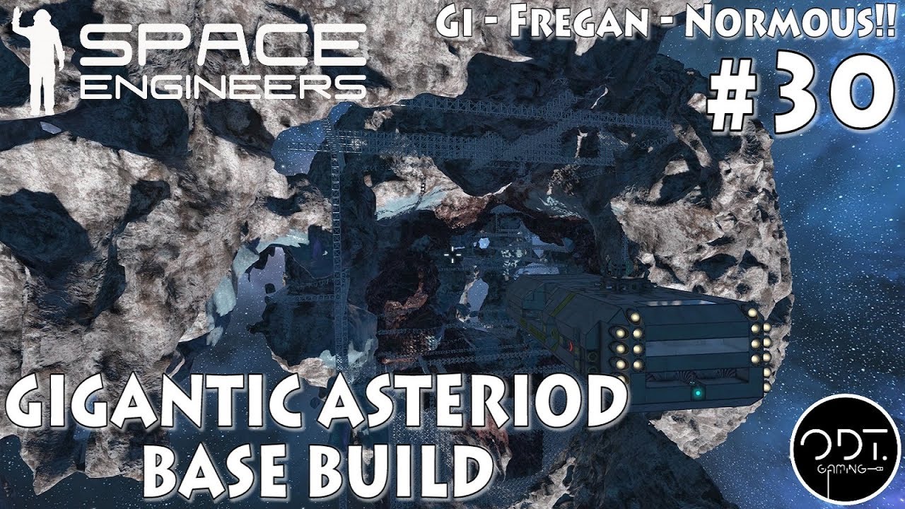 [#30] SPACE ENGINEERS Ep.30 - Gigantic Asteroid Base Build - YouTube