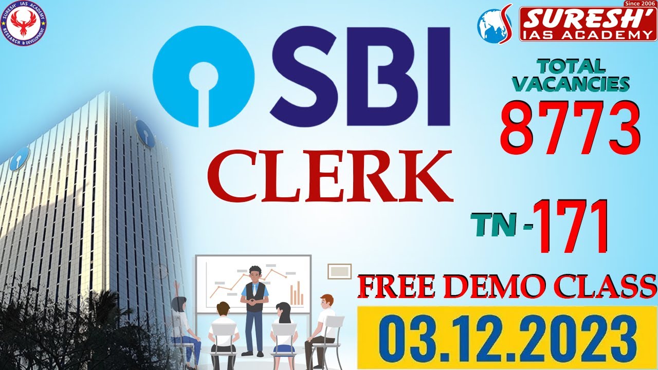 SBI CLERK | FREE DEMO CLASS| DEC 03| Suresh IAS Academy - YouTube