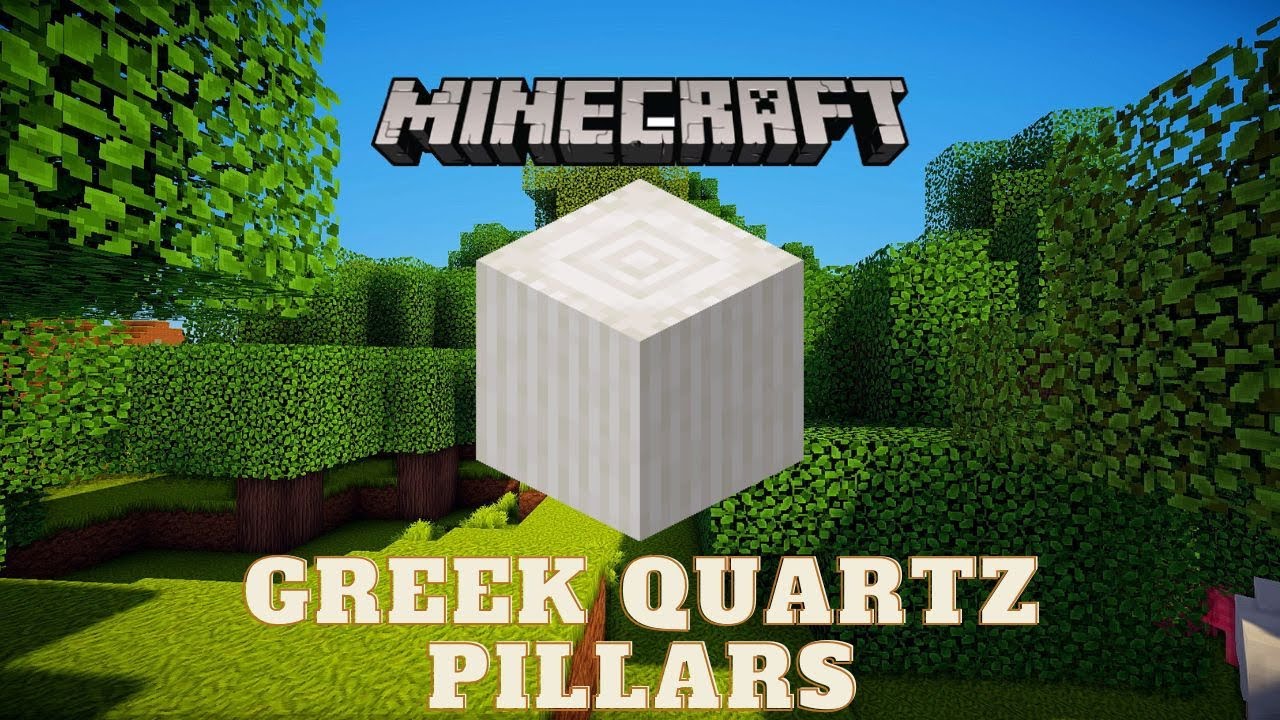 Minecraft - 1.21.50 - Quartz Pillars - Ancient Greek Style ...