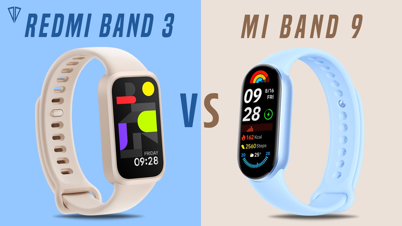 Redmi Band 3 VS Xiaomi Mi Band 9 - YouTube
