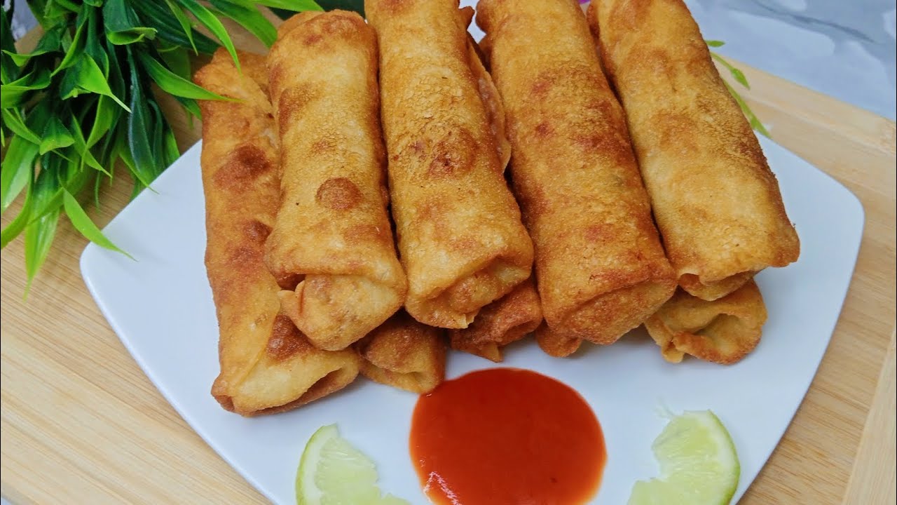 Crispy chicken fry roll recipe. দারুণ স্বাদের মচমচে চিকেন ফ্রাই রোল ...