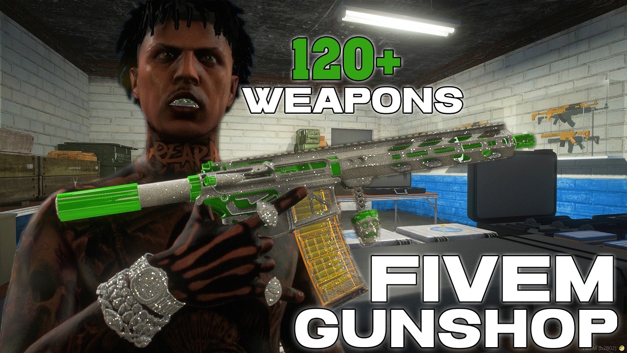 FiveM Weapon Pack + Gun Shop MLO | 120+ Custom Guns for ESX & QBCore ...