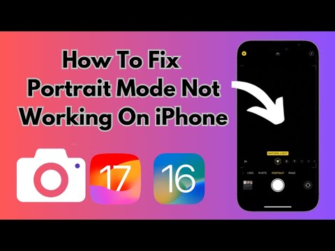 How To Fix Portrait Mode Not Working in iPhone iOS 17 and 16 2023 ...