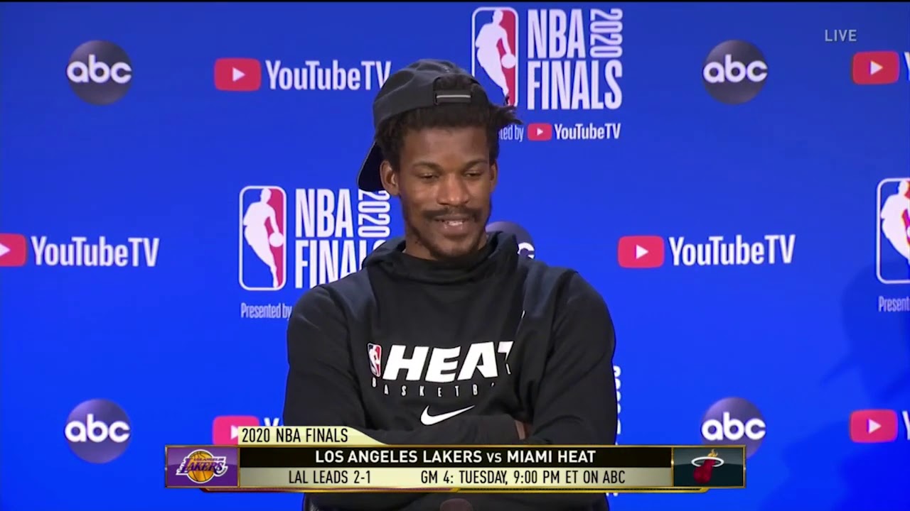 Jimmy Butler Press Conference Before Game 4 | 2020 NBA Finals - YouTube