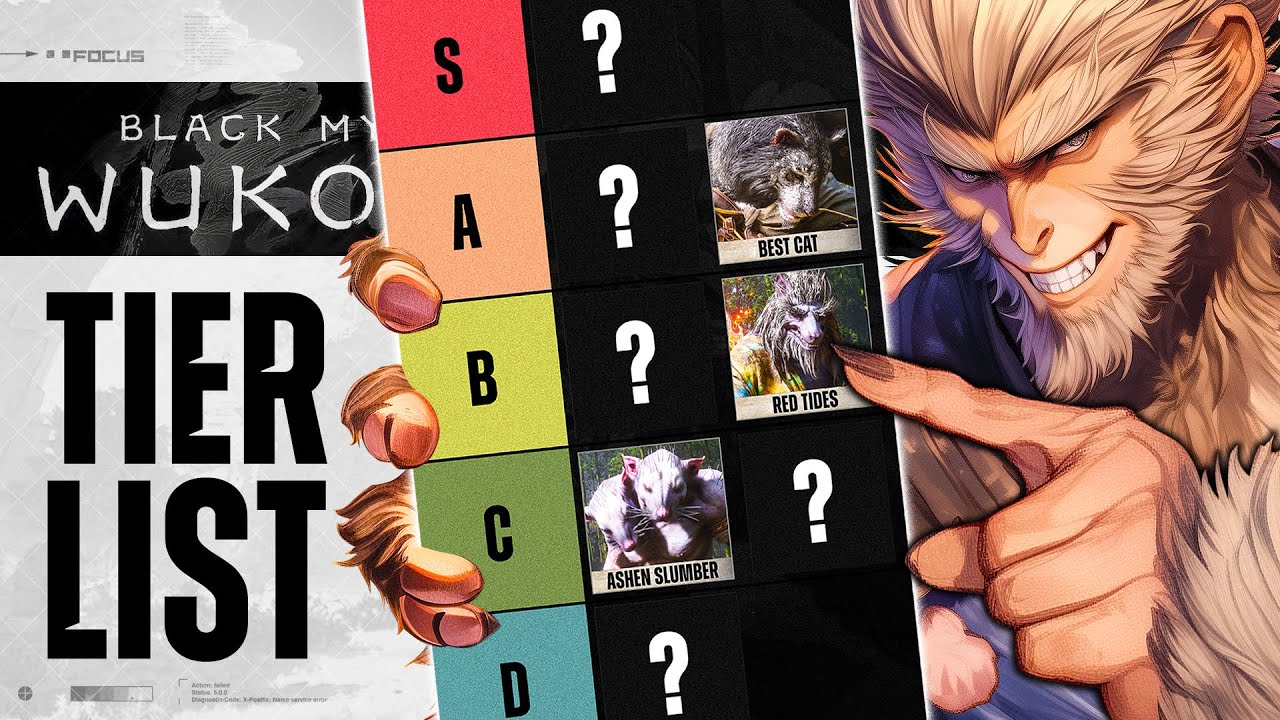 ALL TRANSFORMATIONS Tier List in Black Myth Wukong, Ranking All ...