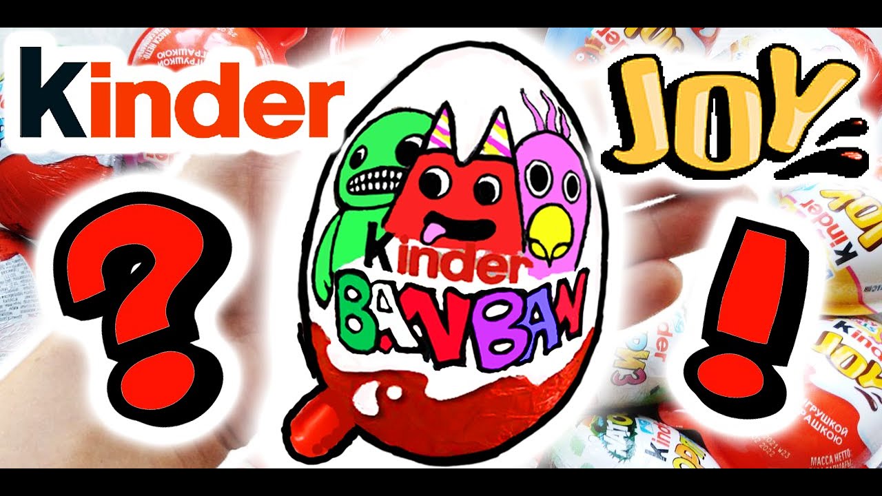 Secret Kinder BanBan 2 3 4 5 surprise Unpacking - YouTube