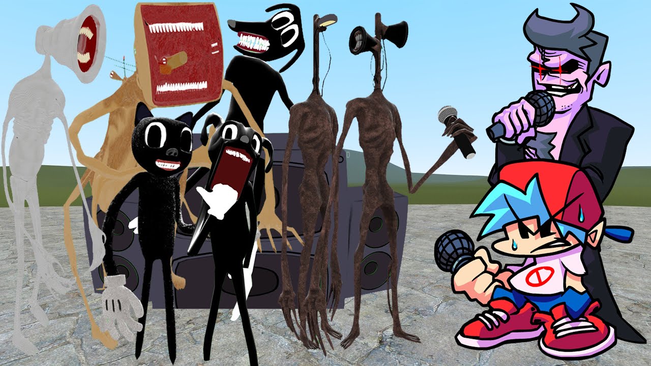 FNF BUT TREVOR HENDERSON CREATURES SING IT!! Friday Night Funkin' Mod ...