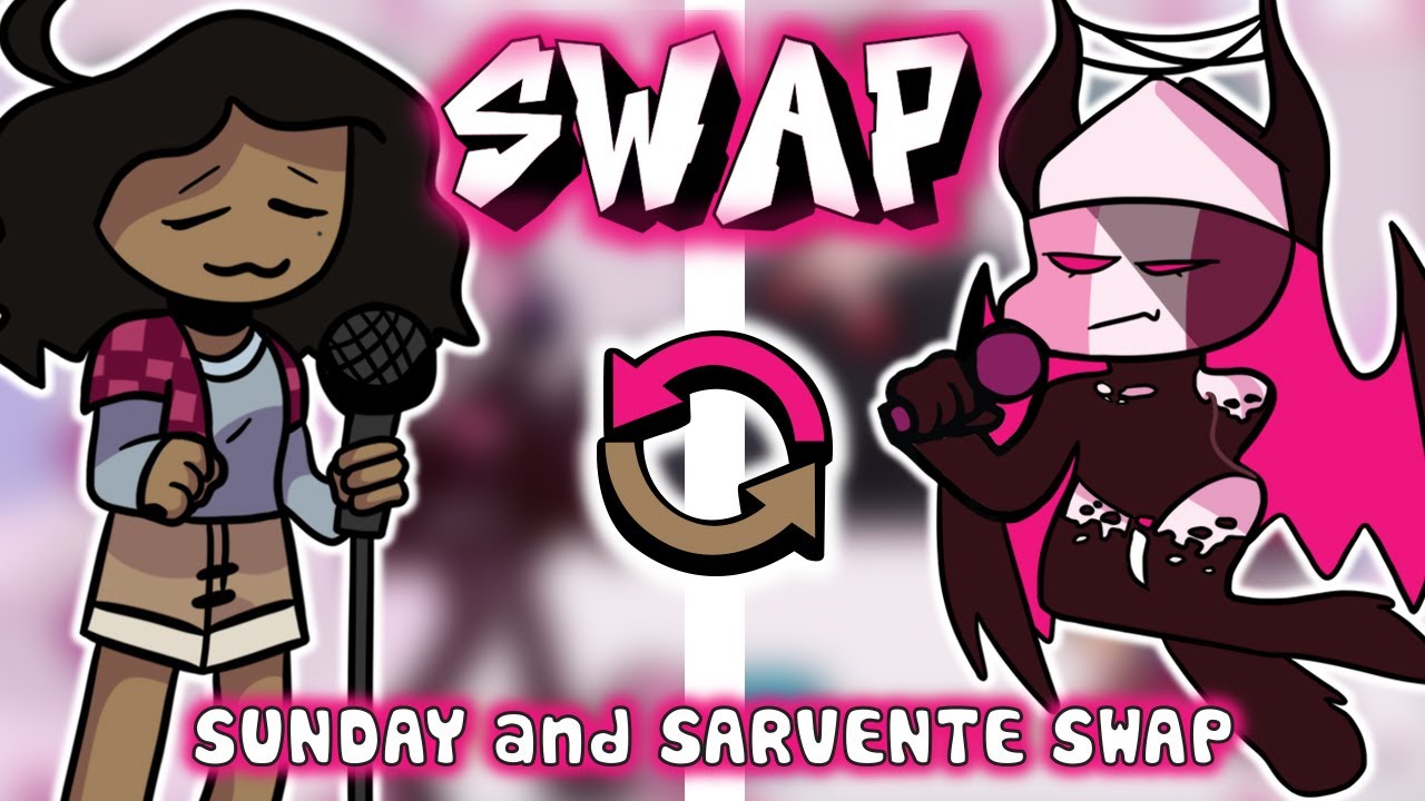 Friday Night Funkin', Sarvente and Sunday Swap! [Art Hub VA] - YouTube
