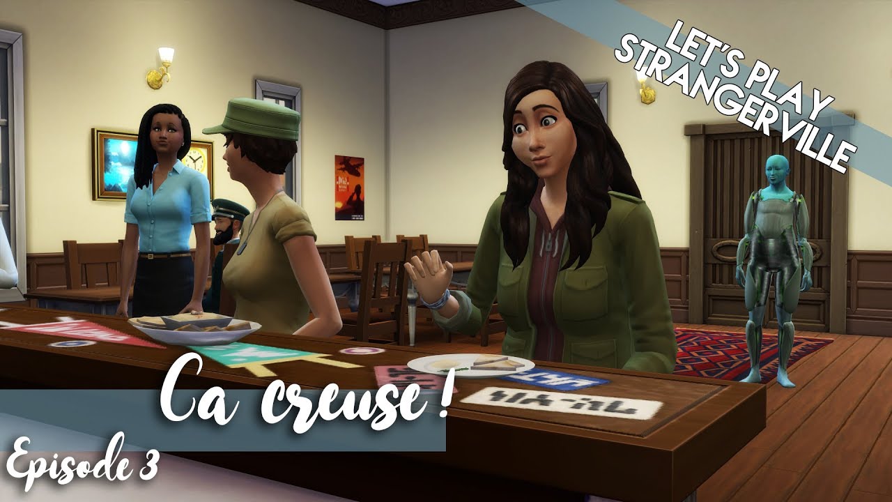 [LET'S PLAY] STRANGERVILLE / TS4 - Episode 3 - Ça creuse ! - YouTube