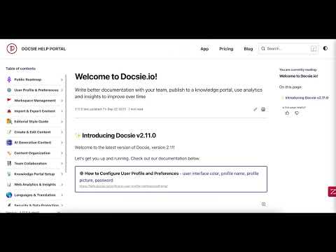 Docsie Product Overview Introduction