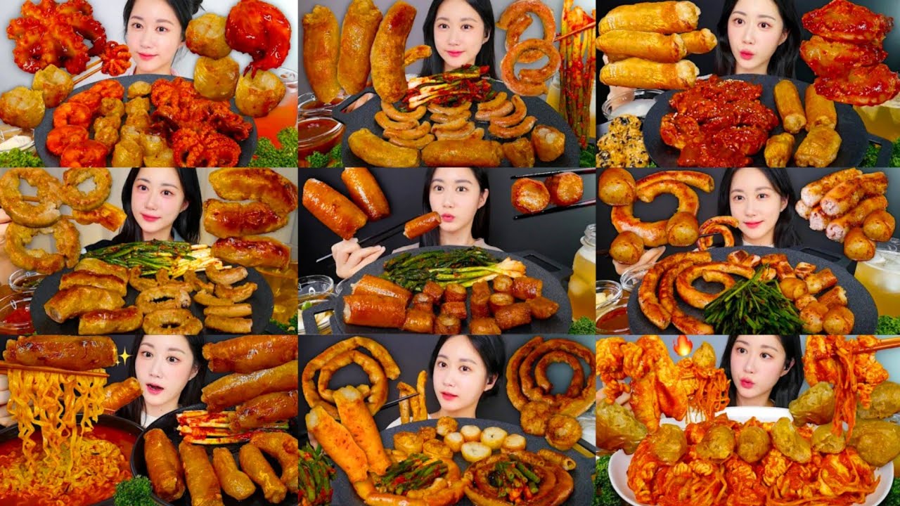 KOREAN FOOD DAECHANG GOPCHANG MUKBANG ASMR COMPILATION * MOST CRUNCHY ...